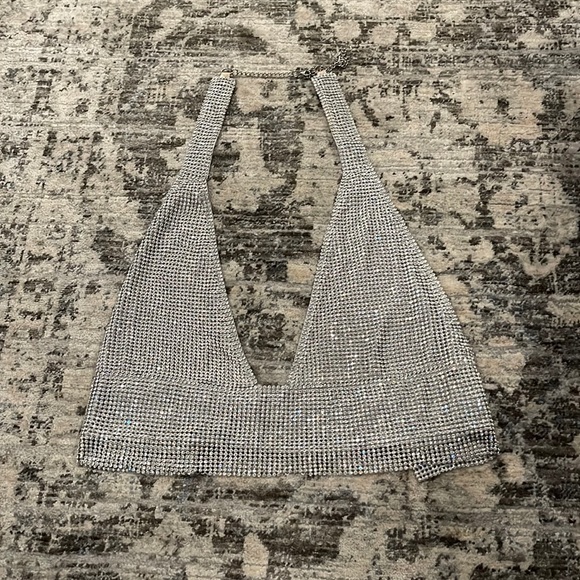 Windsor | Tops | Windsor Rhinestone Top | Poshmark